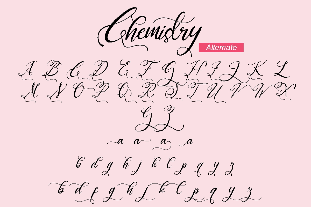 Chemistry Font, Fonts | GraphicRiver