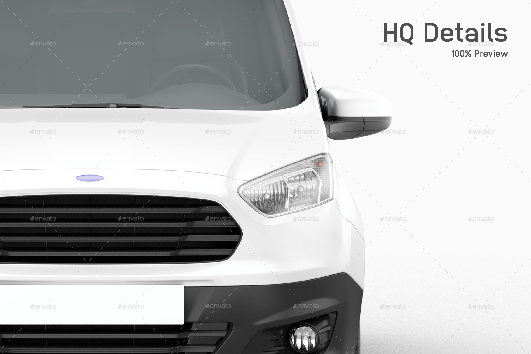 Ford Transit Courier Mockup, Graphics | GraphicRiver