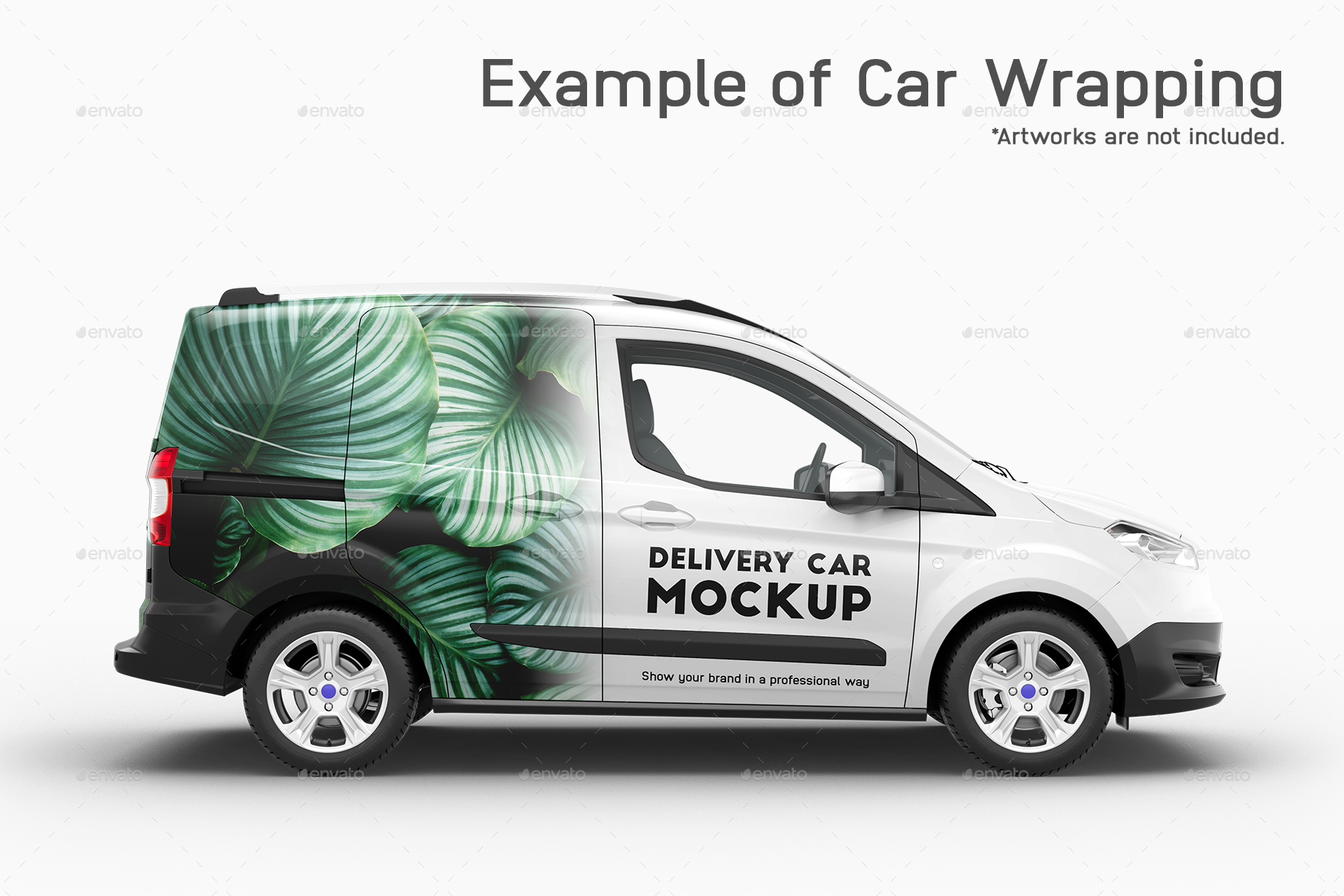 Ford Transit Courier Mockup, Graphics | GraphicRiver