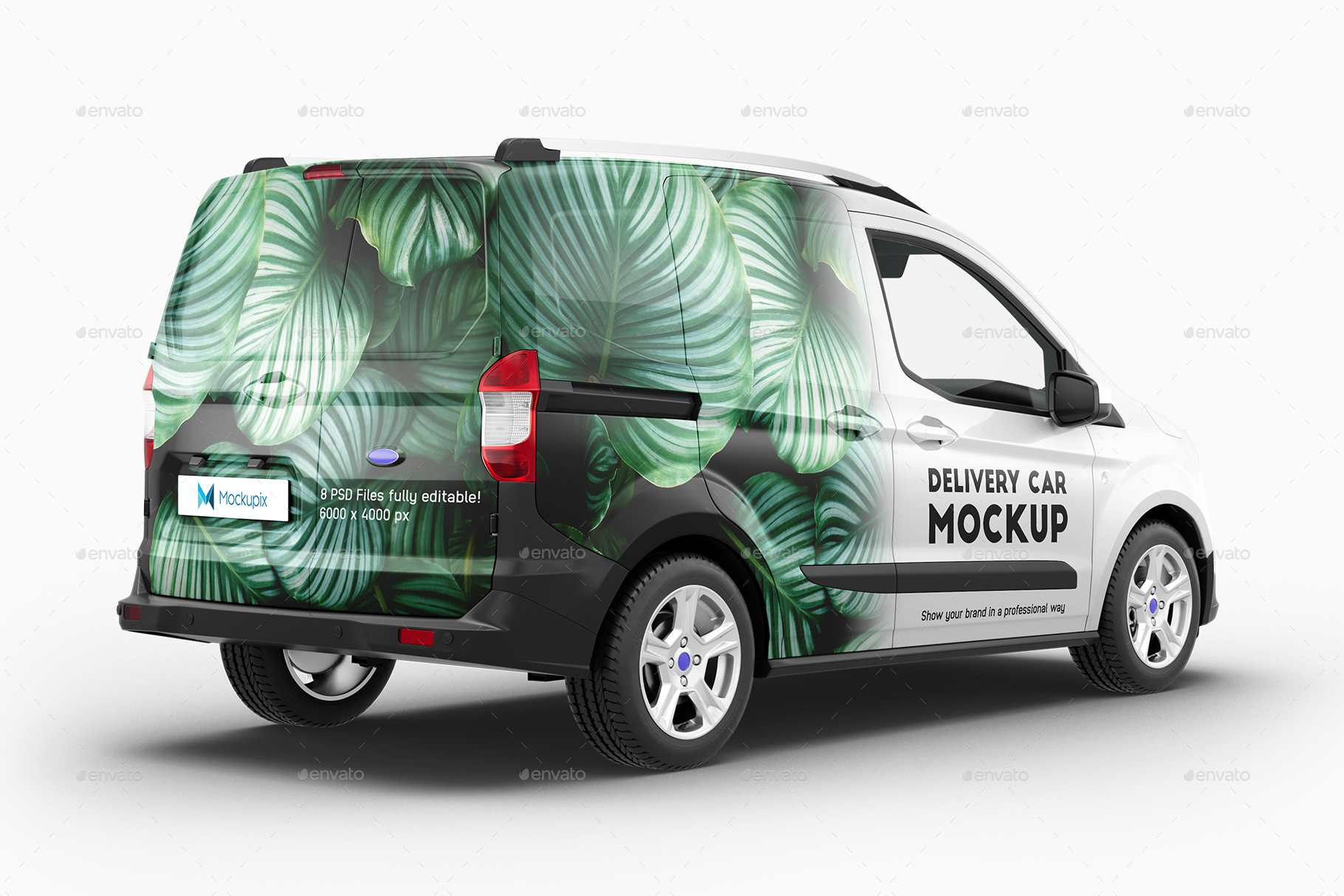 Ford Transit Courier Delivery Car Mockup On Behance, 44% OFF