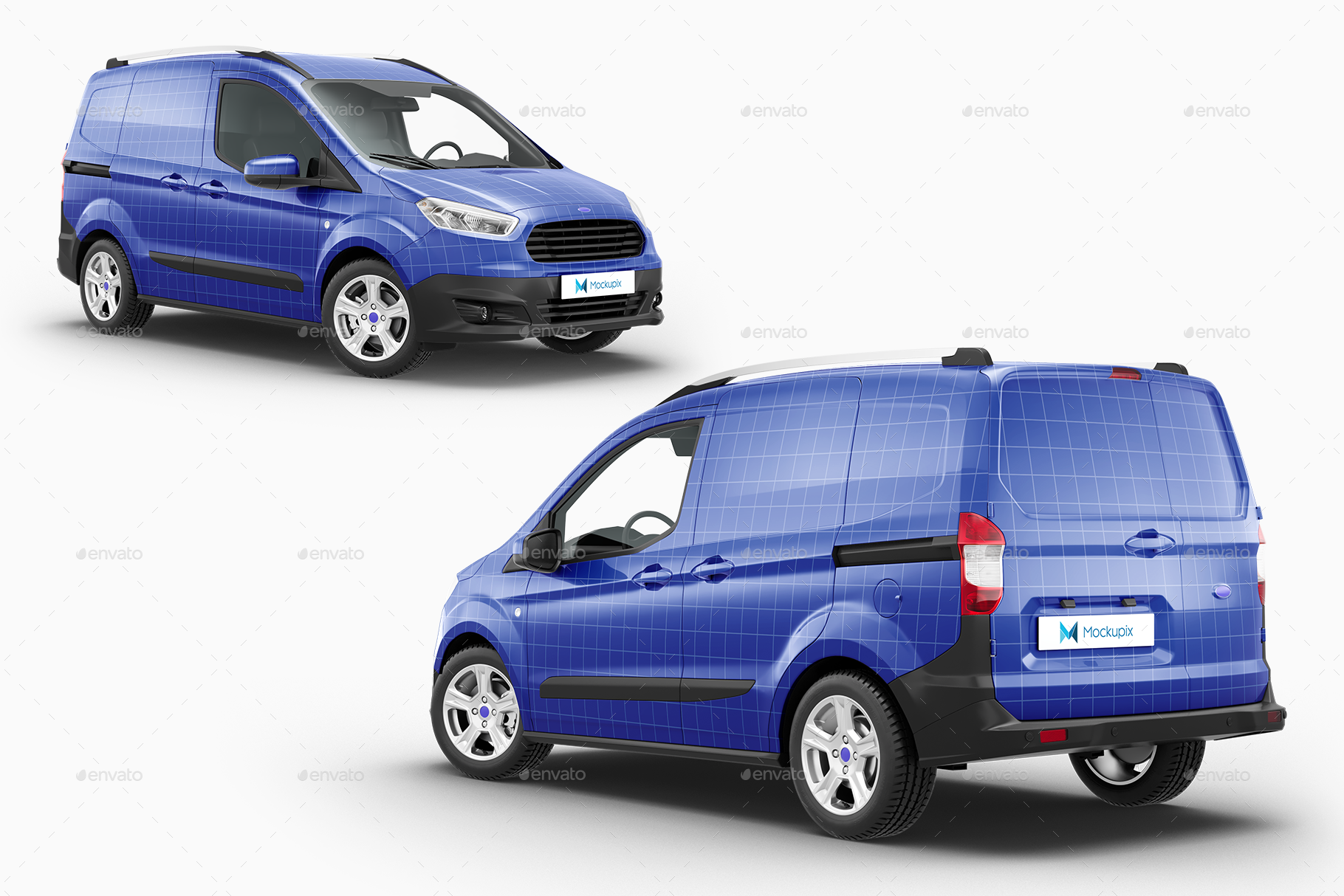 Ford Transit Courier Mockup, Graphics | GraphicRiver