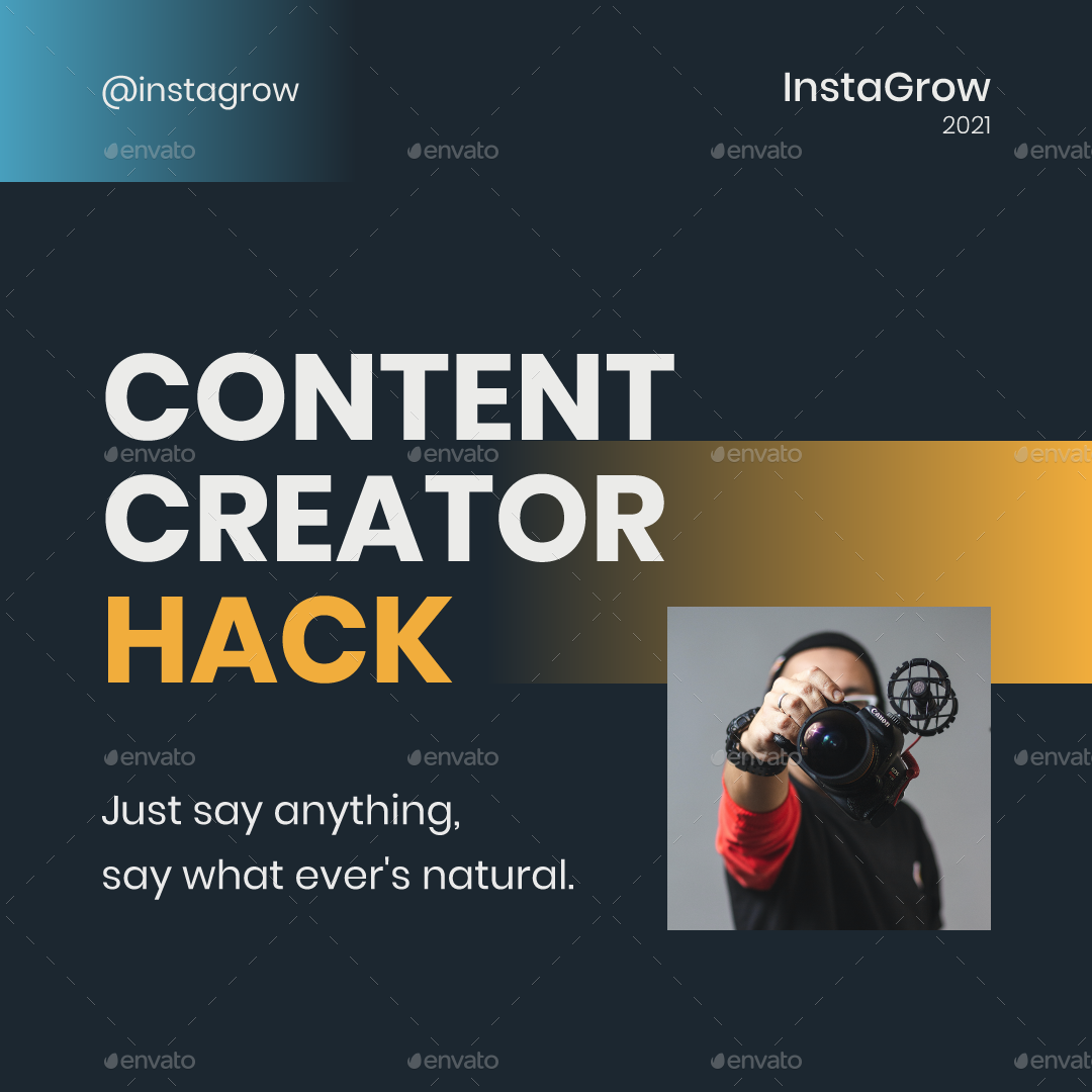 InstaGrow - Coaching Instagram Post, Web Elements | GraphicRiver