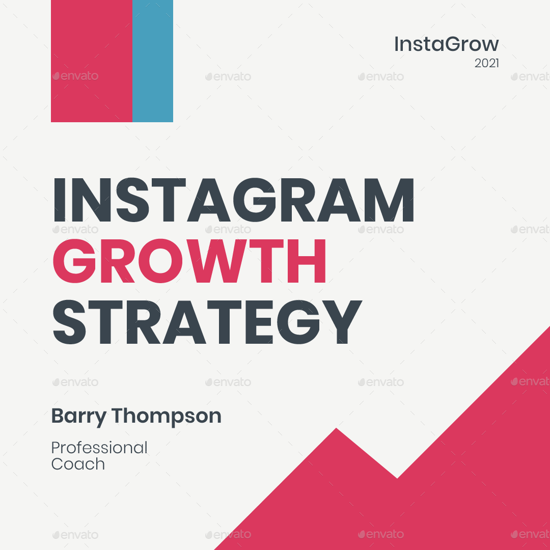 InstaGrow - Coaching Instagram Post, Web Elements | GraphicRiver