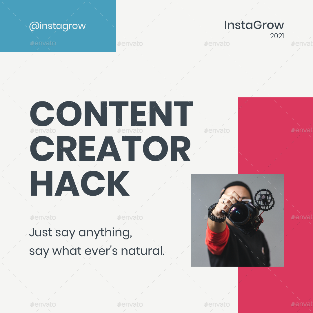 InstaGrow - Coaching Instagram Post, Web Elements | GraphicRiver