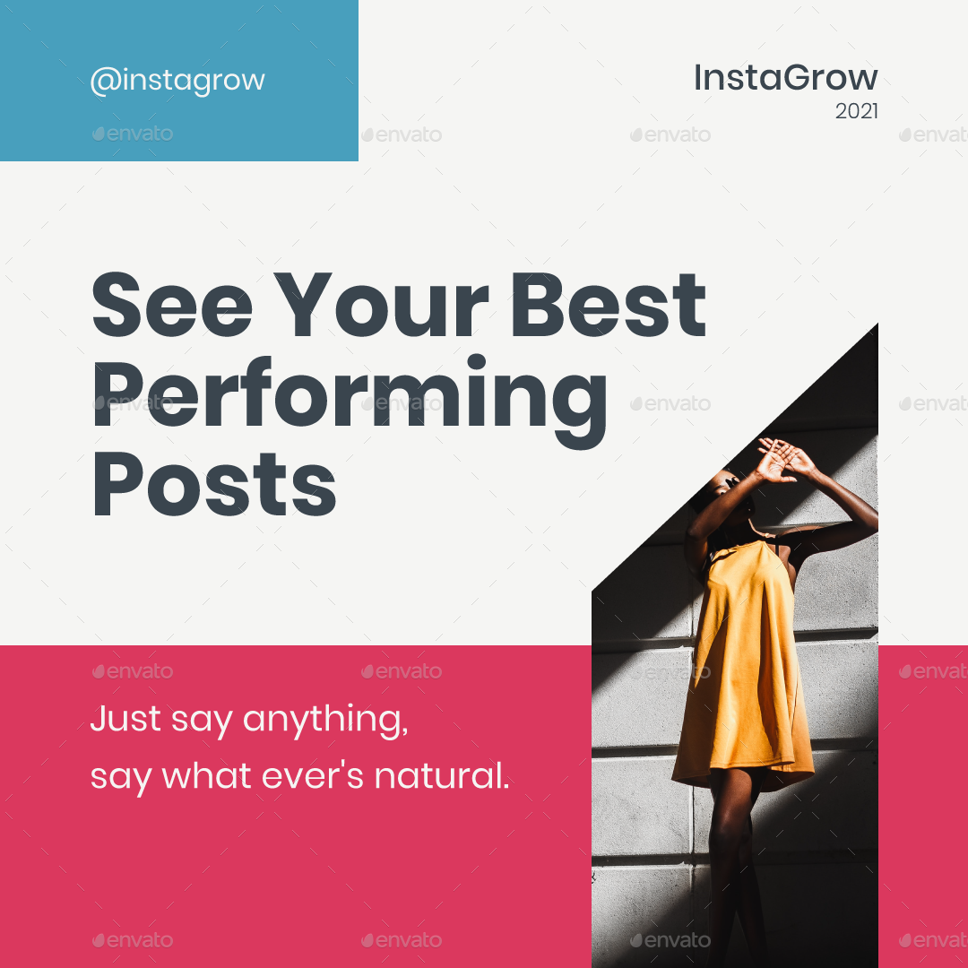 InstaGrow - Coaching Instagram Post, Web Elements | GraphicRiver