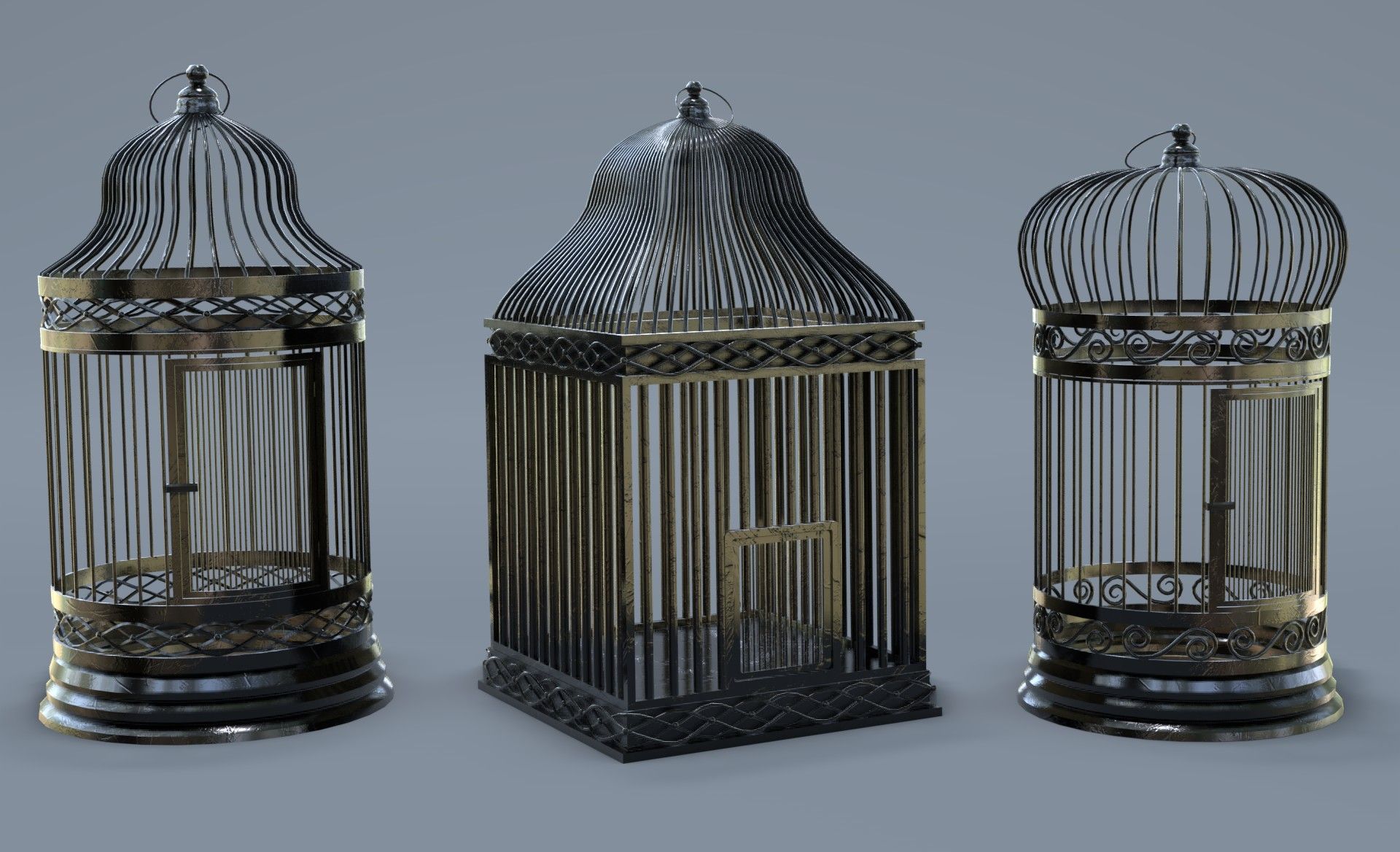 Bird Cage Collection by fhp3d | 3DOcean