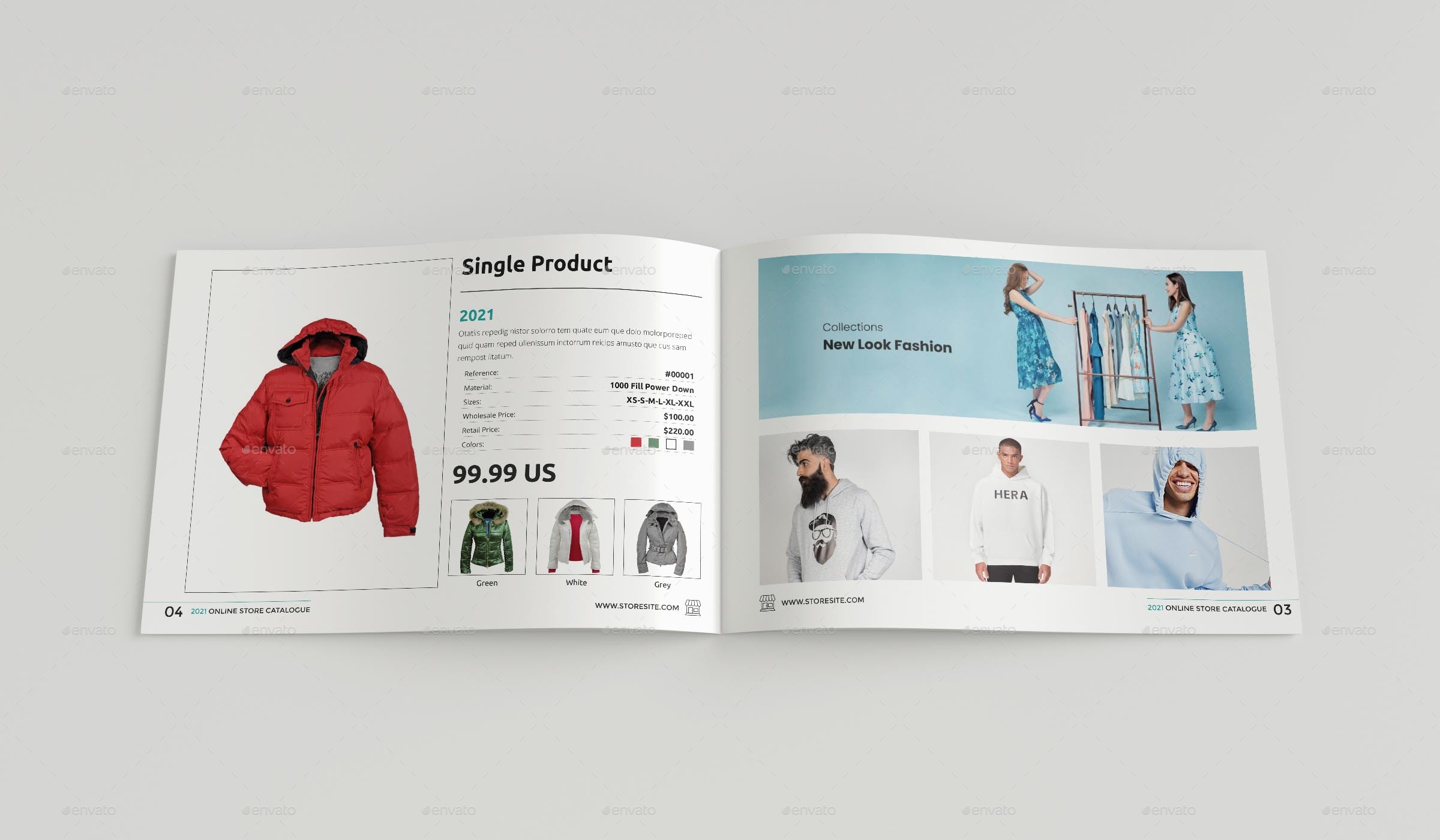 Online Store Catalogue Template, Print Templates | GraphicRiver