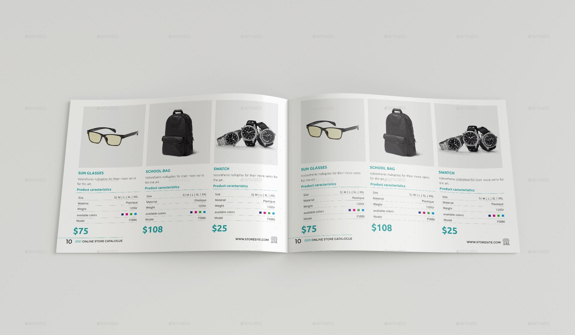 Online Store Catalogue Template, Print Templates | GraphicRiver