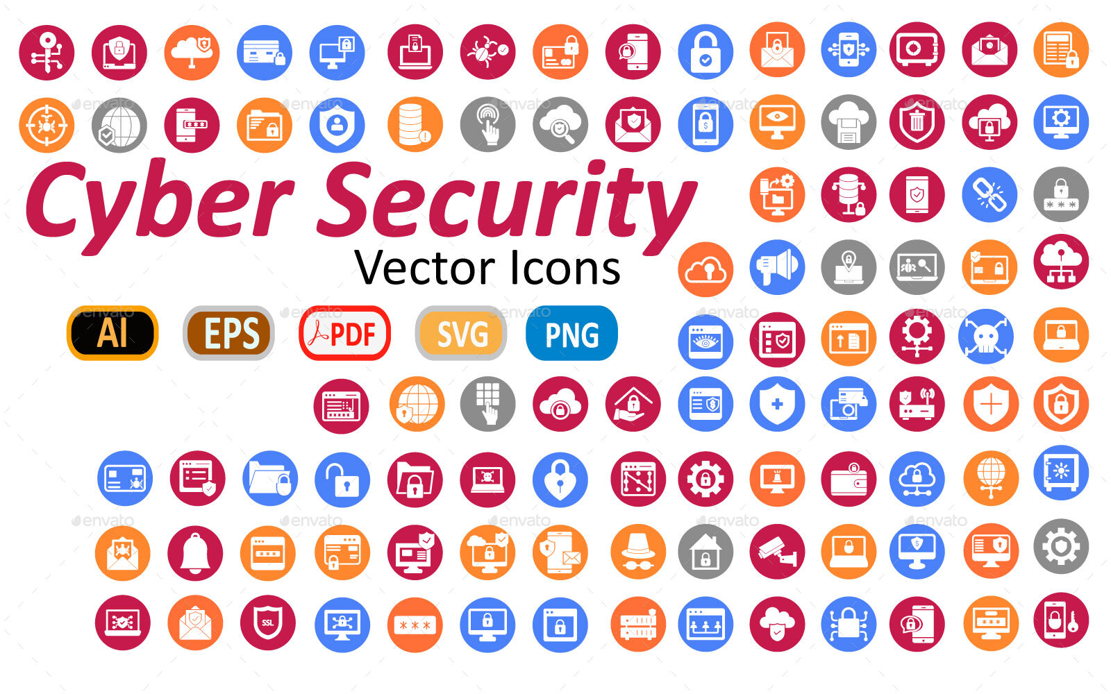 Cyber Security Icons Pack, Icons | GraphicRiver
