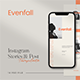 Evenfall Instagram Template, Web Elements | GraphicRiver