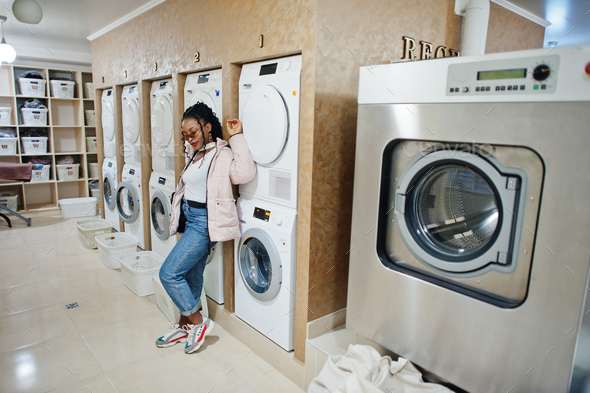 self-service laundry Stock Photo by ASphotostudio | PhotoDune