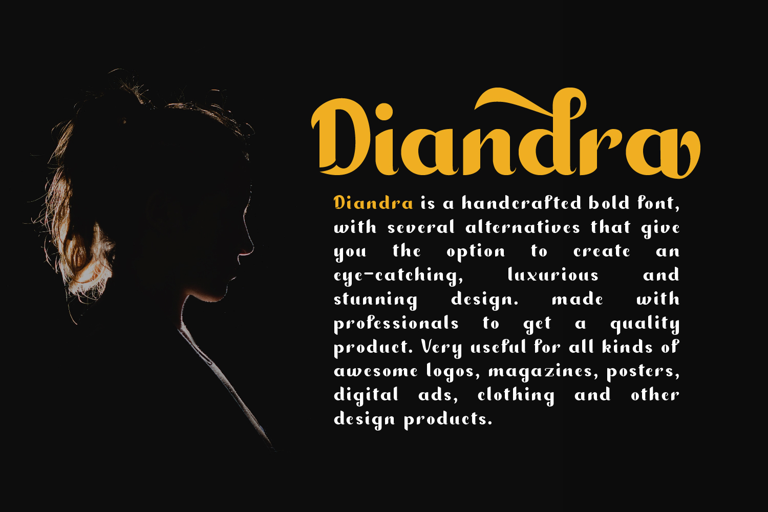 Diandra Bold Handwriting, Fonts | GraphicRiver