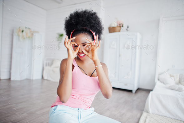 Pink african woman Stock Photo by ASphotostudio | PhotoDune