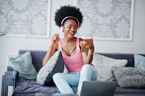 Pink african woman Stock Photo by ASphotostudio | PhotoDune