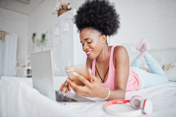 Pink african woman Stock Photo by ASphotostudio | PhotoDune