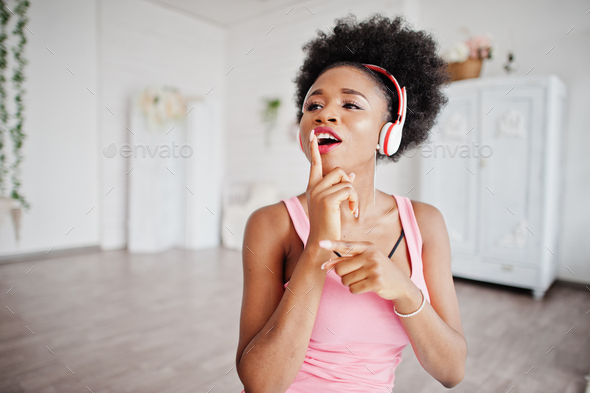 Pink african woman Stock Photo by ASphotostudio | PhotoDune