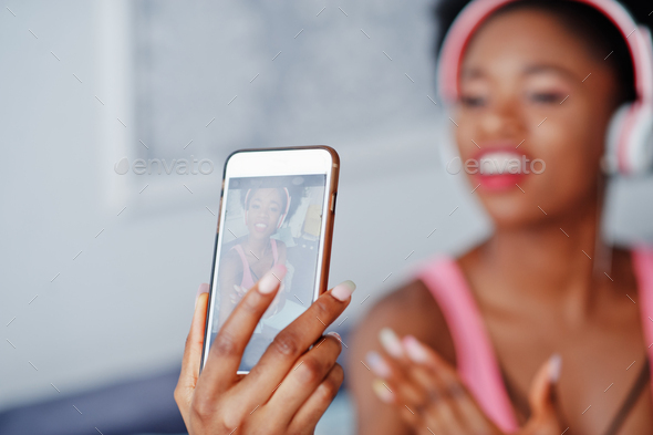 Pink african woman Stock Photo by ASphotostudio | PhotoDune