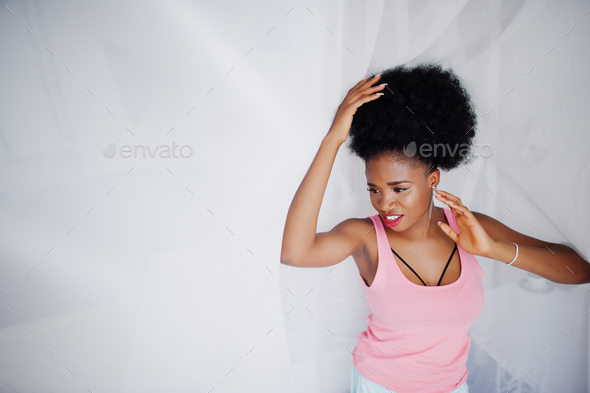 Pink african woman Stock Photo by ASphotostudio | PhotoDune