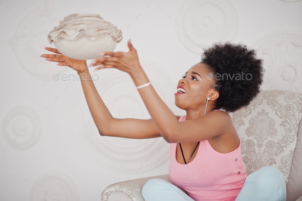 Pink african woman Stock Photo by ASphotostudio | PhotoDune