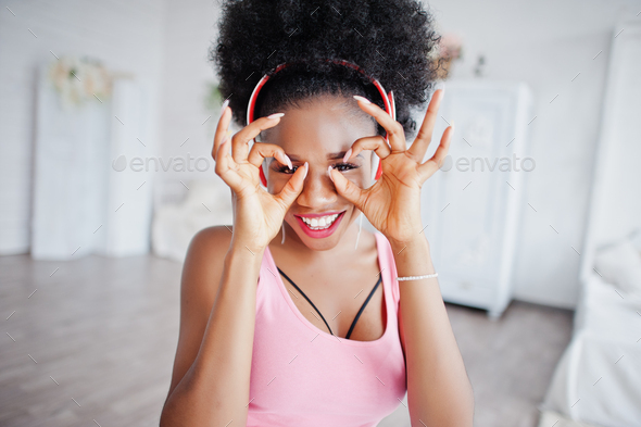 Pink african woman Stock Photo by ASphotostudio | PhotoDune