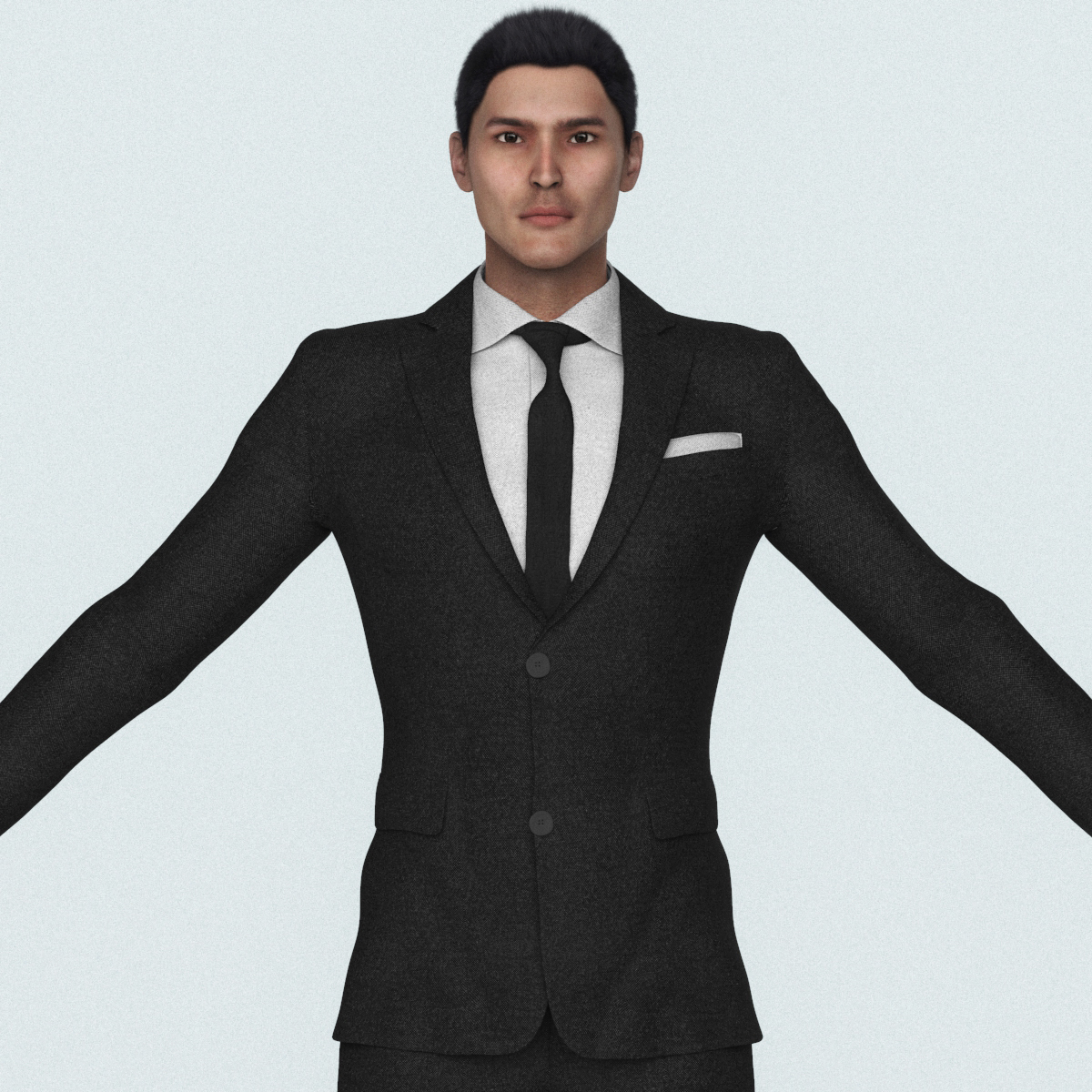 Handsome Suit Man 3D Character by 3darcmall | 3DOcean