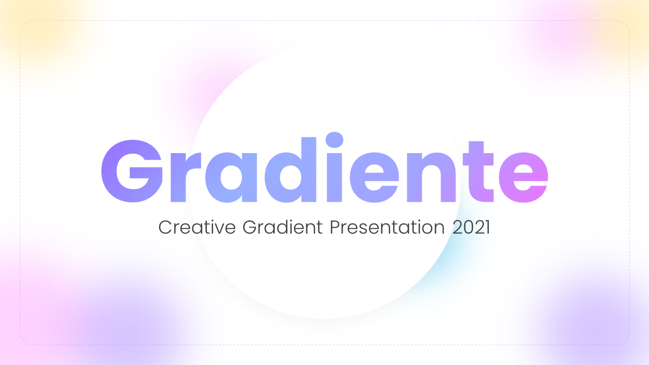 Gradiente - Creative Gradient PowerPoint Presentation Template ...