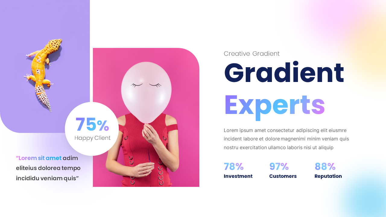 Gradiente - Creative Gradient PowerPoint Presentation Template ...