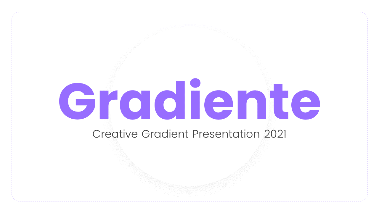 Gradiente - Creative Gradient Google Slides Presentation Template ...