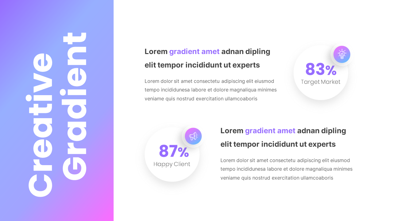 Gradiente - Creative Gradient Google Slides Presentation Template by ...