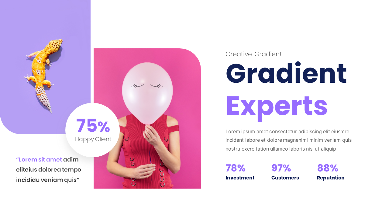 Gradiente - Creative Gradient Google Slides Presentation Template by ...