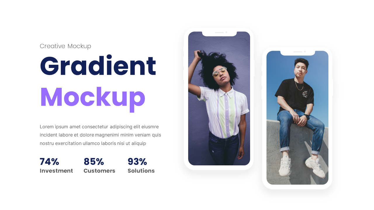 Gradiente - Creative Gradient Google Slides Presentation Template by ...
