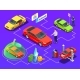 Car Ownership Isometric Flowchart by macrovector | GraphicRiver