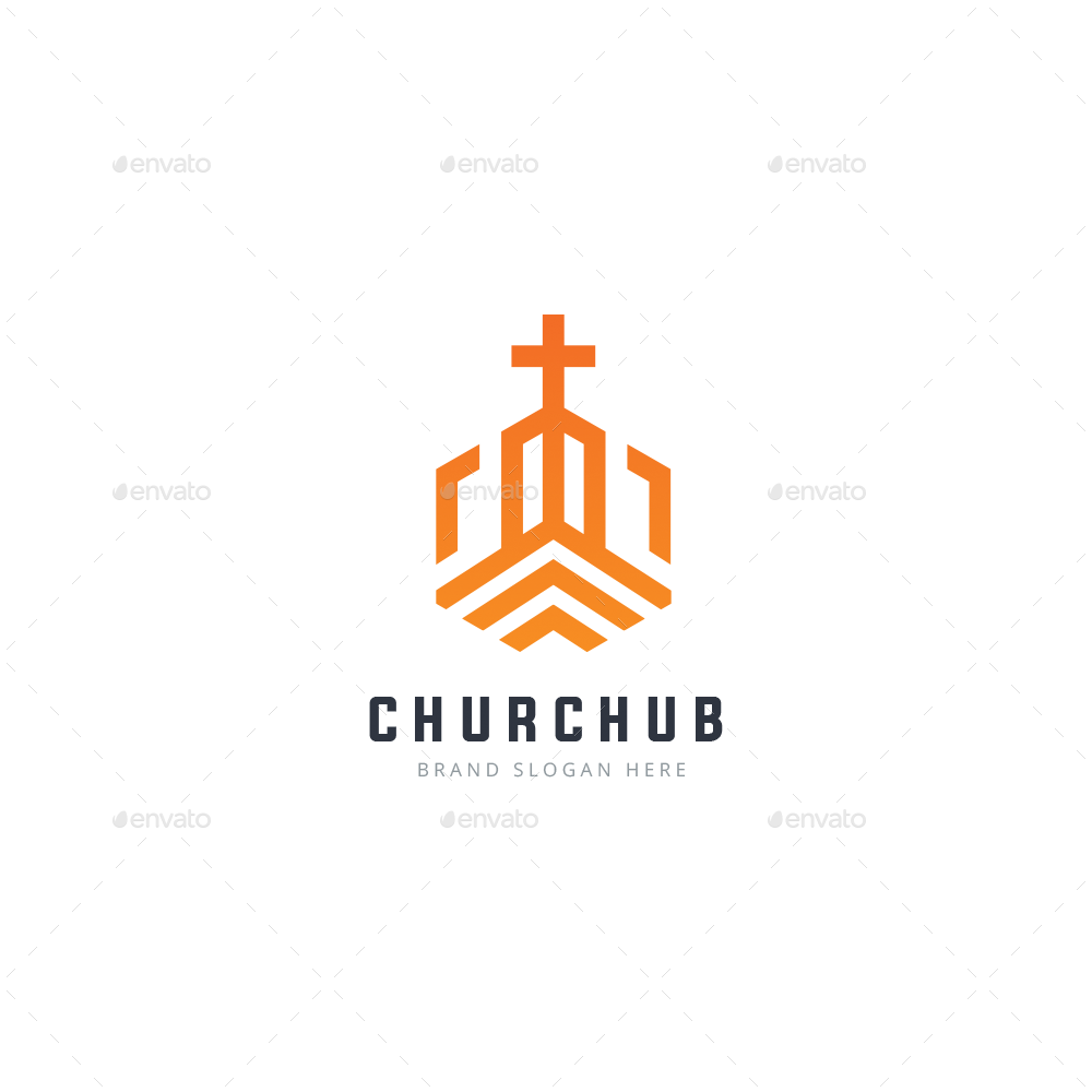 Church Hub Logo, Logo Templates | GraphicRiver