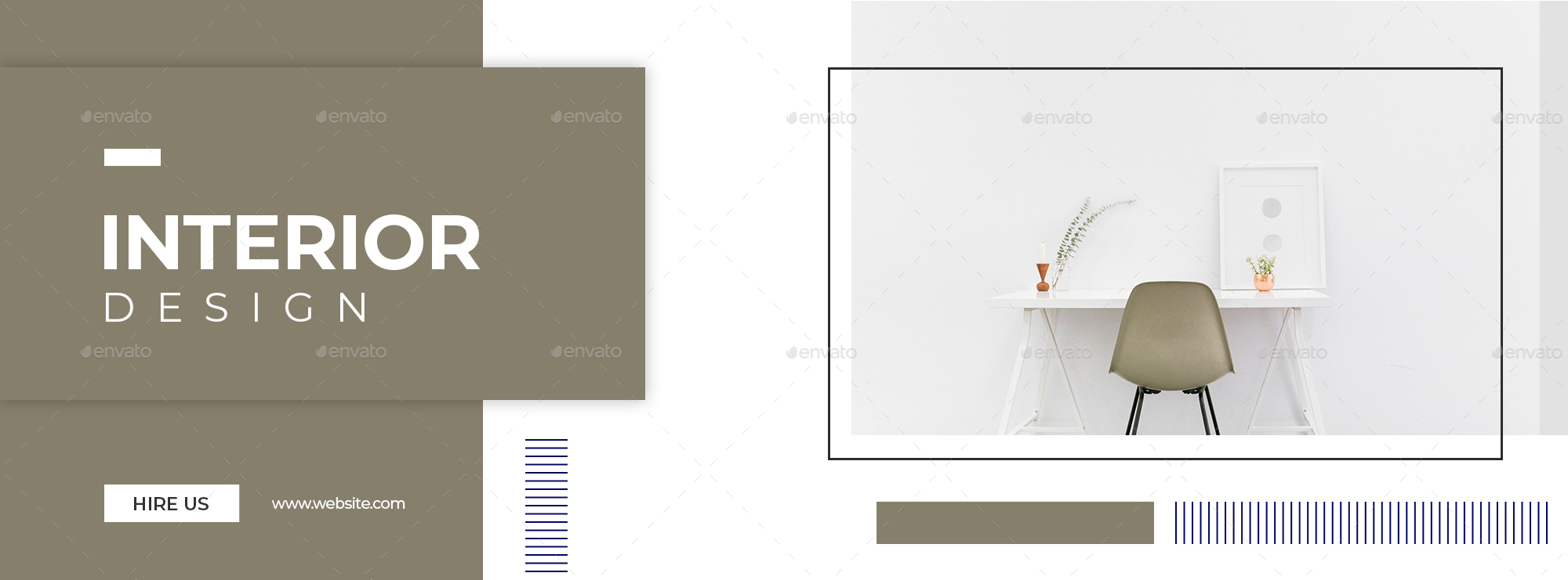 Interior - Furniture Banner - Facebook Cover Vol 01, Web Elements ...