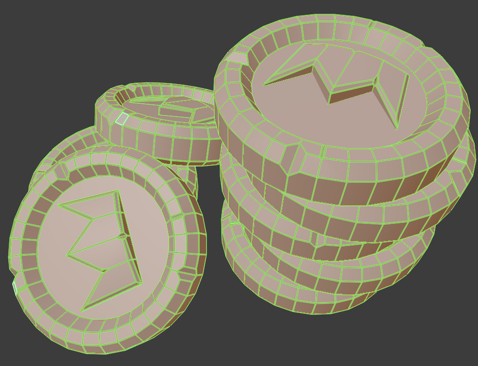 Gold coin Low-poly 3D model by 3D_Kod | 3DOcean