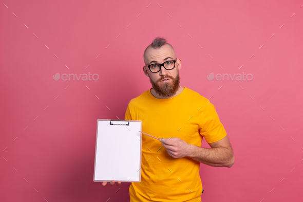 bearded handsome man Stock Photo by kroshka__nastya | PhotoDune