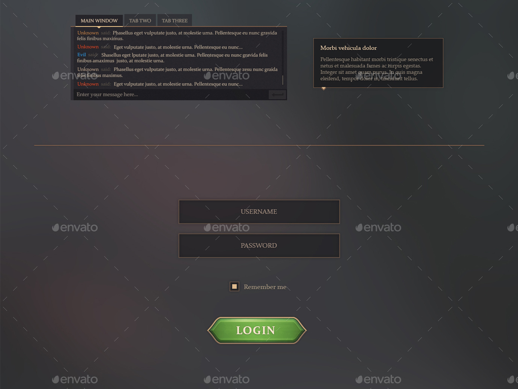 Burning Moon Game UI, Game Assets | GraphicRiver
