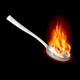 Spoon with Fire, Vectors | GraphicRiver