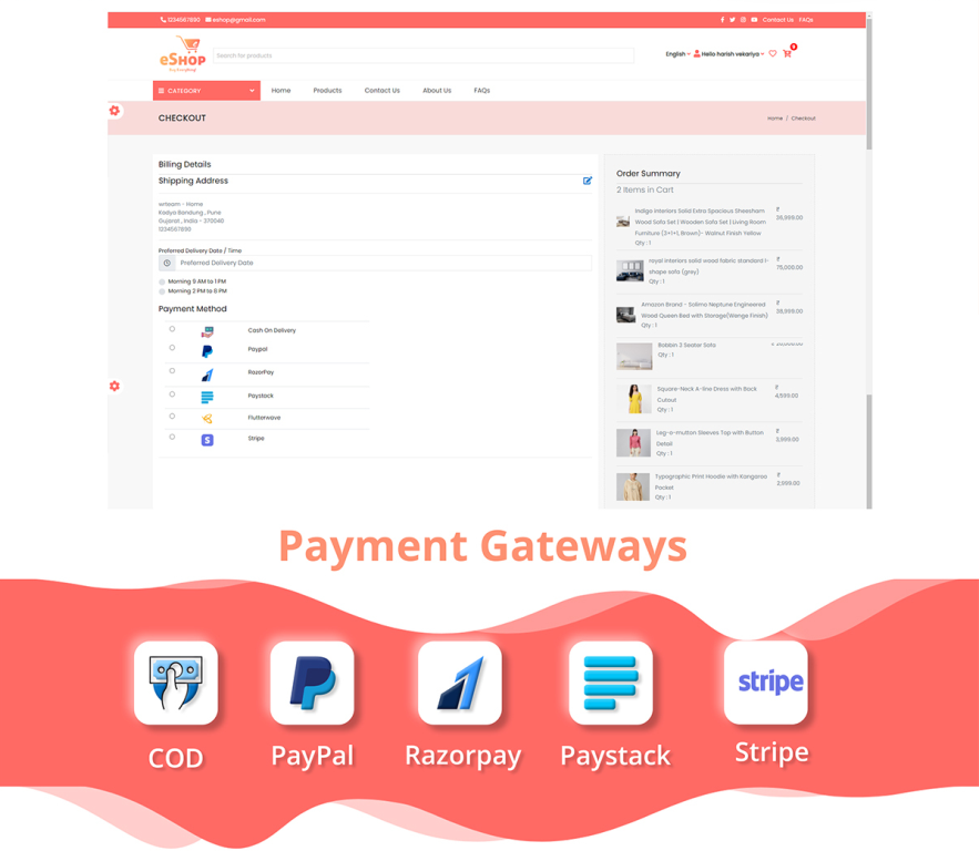 eShop - Multipurpose Ecommerce / Store Website by WRTeam | CodeCanyon