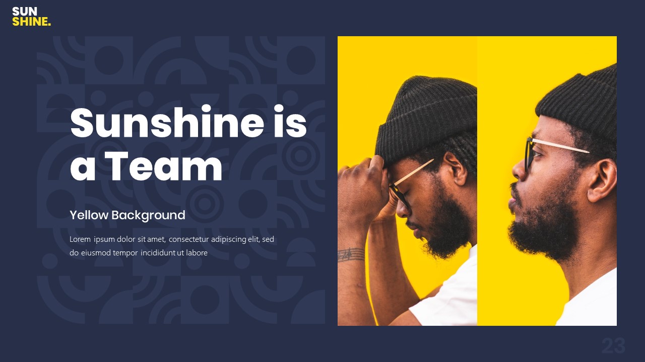 Sunshine Creative Multipurpose PowerPoint Template, Presentation Templates