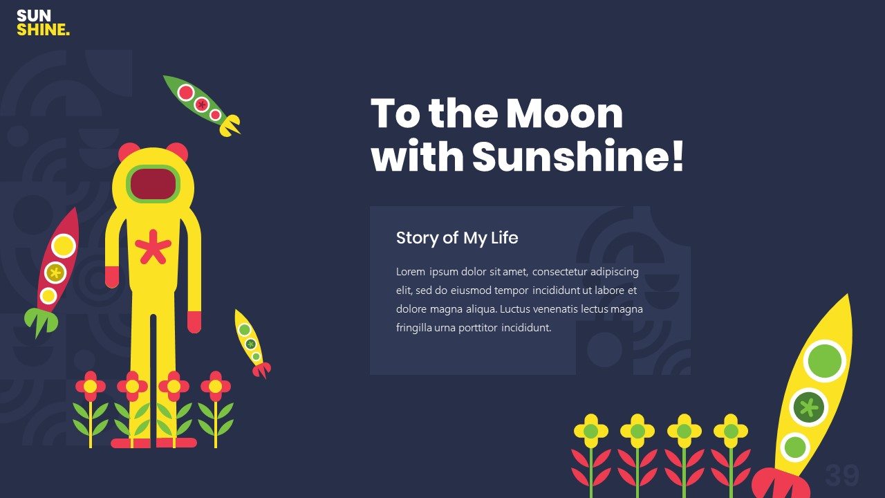 Sunshine Creative Multipurpose PowerPoint Template, Presentation Templates