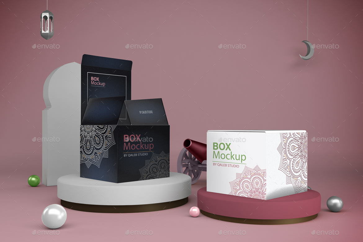 Ramadan Box Mockup, Graphics | GraphicRiver