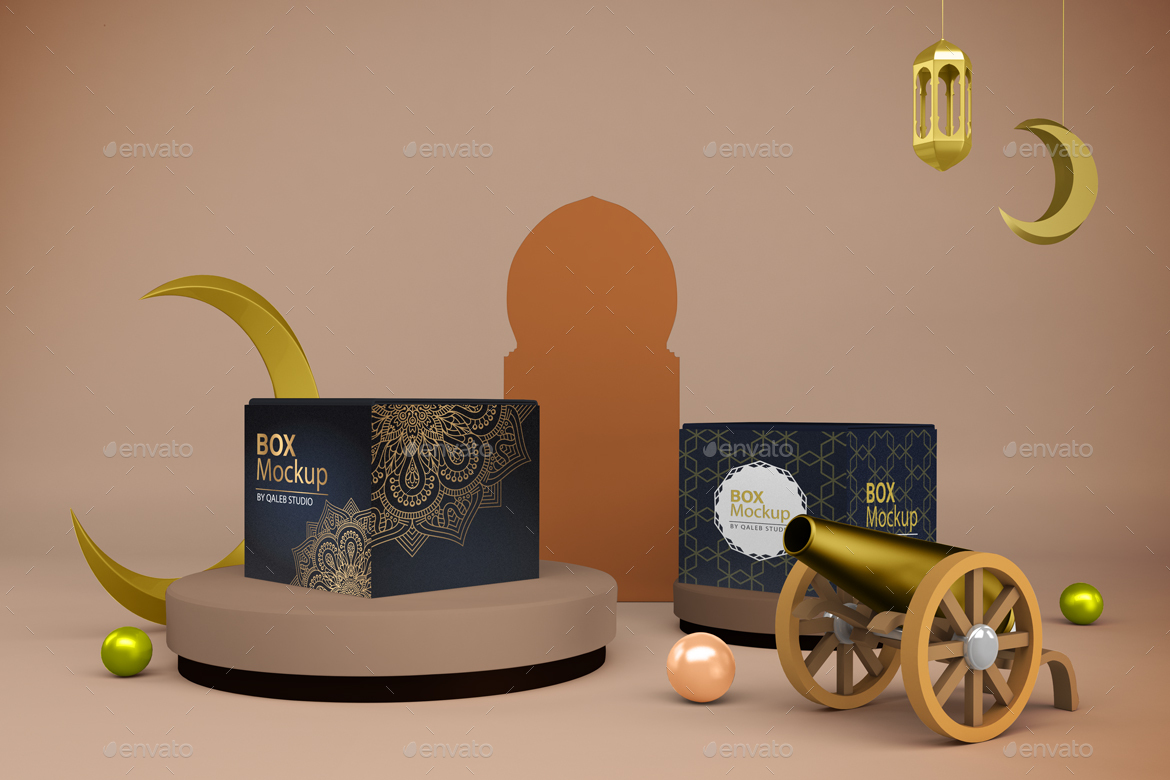 Ramadan Box Mockup, Graphics | GraphicRiver