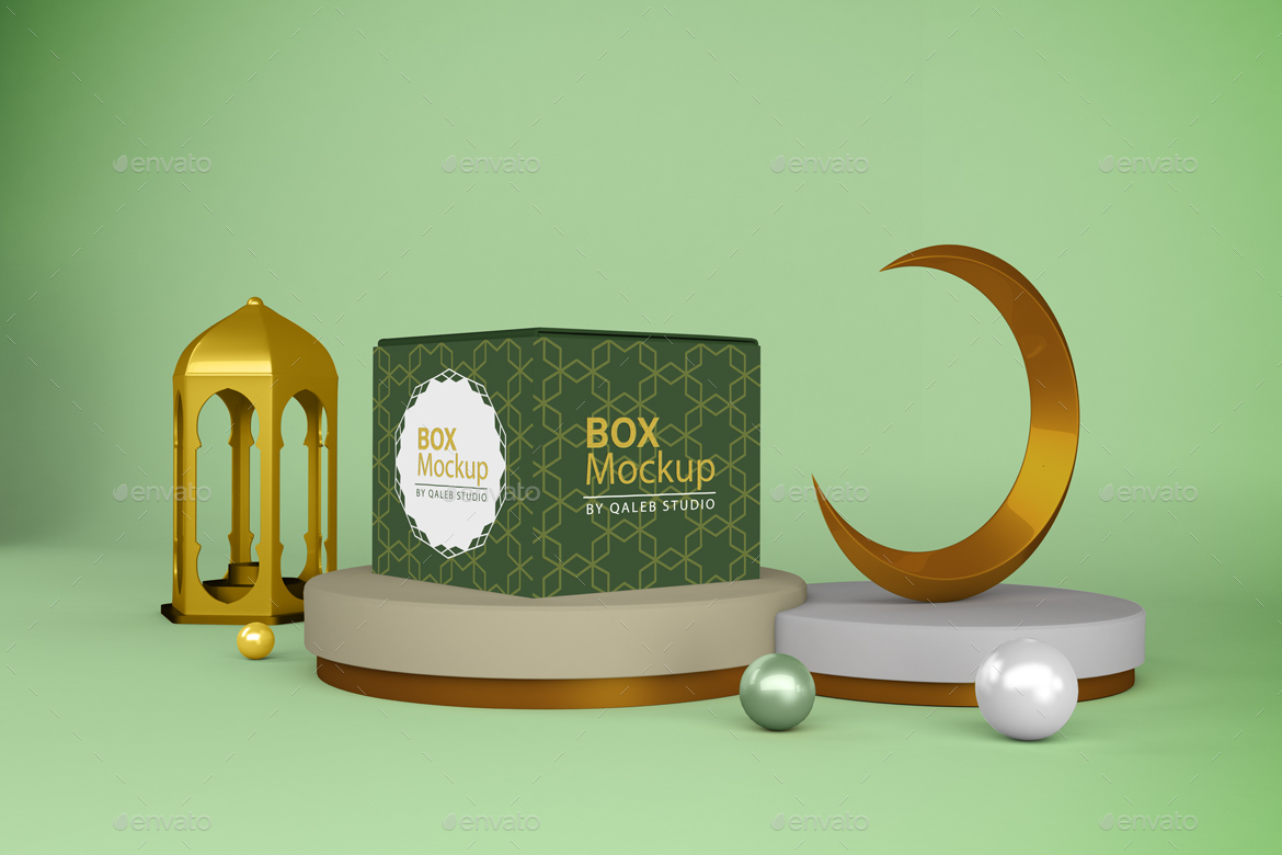 Ramadan Box Mockup, Graphics | GraphicRiver