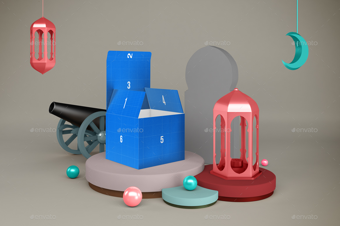 Ramadan Box Mockup, Graphics | GraphicRiver