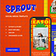 Sprout Retro Instagram Template, Web Elements | GraphicRiver