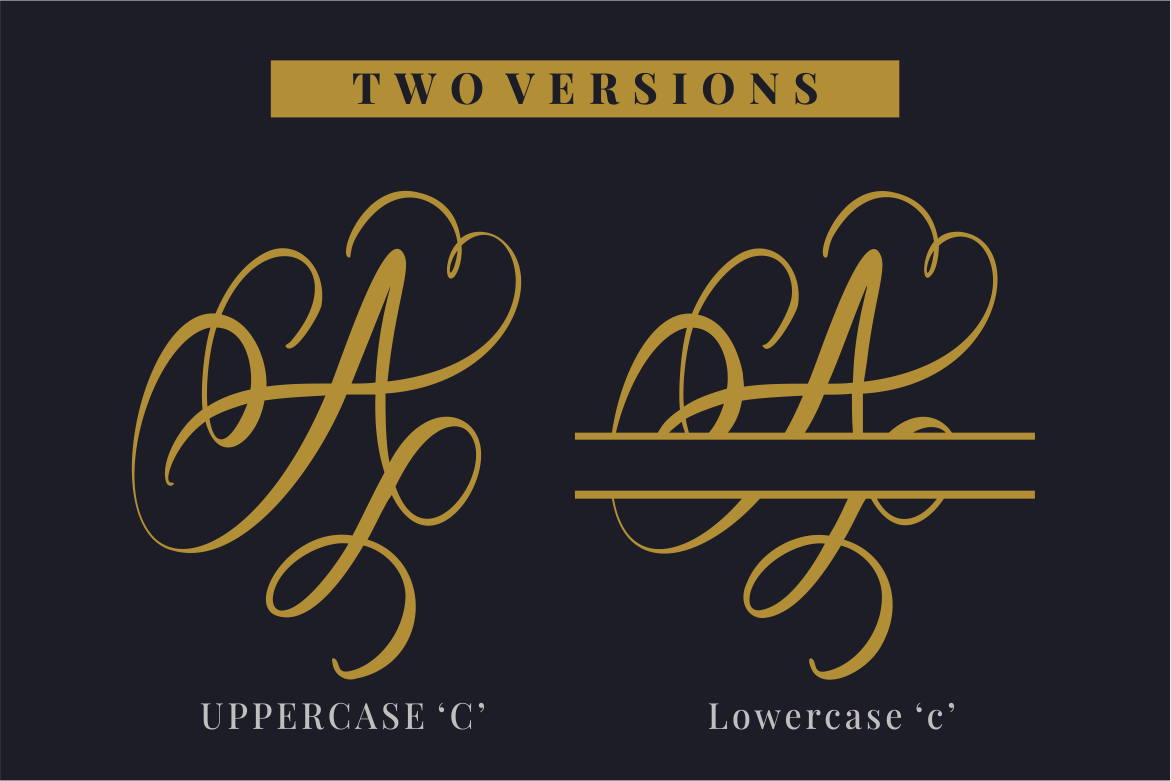 Authentic Monogram, Fonts | GraphicRiver