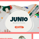 Junio - Elementary School PowerPoint Template, Presentation Templates