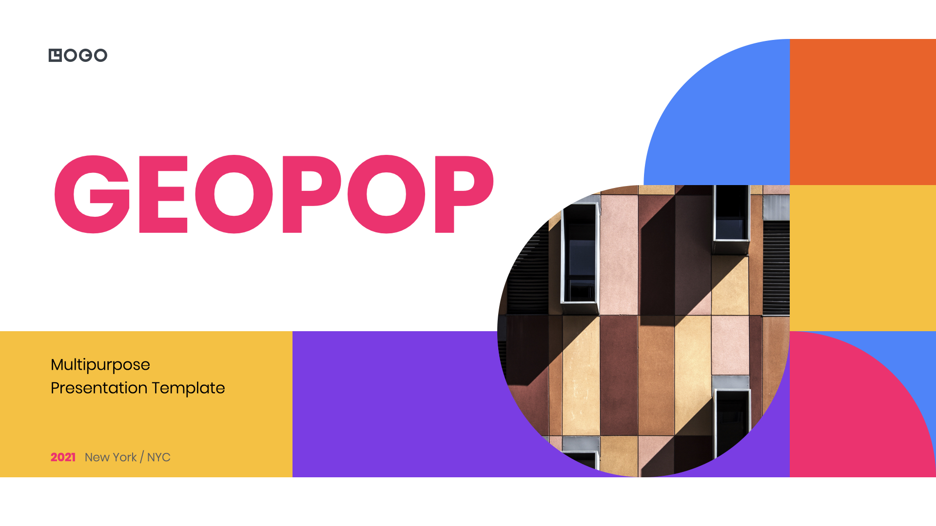 Geopop - Geometric Multipurpose PowerPoint Template, Presentation Templates