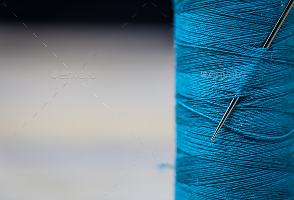 Sewing threads closeup Stock Photo by puhimec | PhotoDune